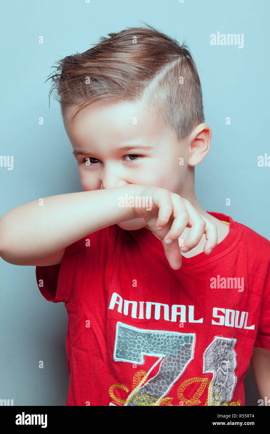 Portrait of a boy i Stock Photo - Alamy