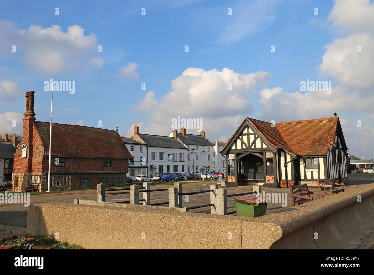 Moot Hall and White Lion Hotel, Aldeburgh, Suffolk Coastal district ...