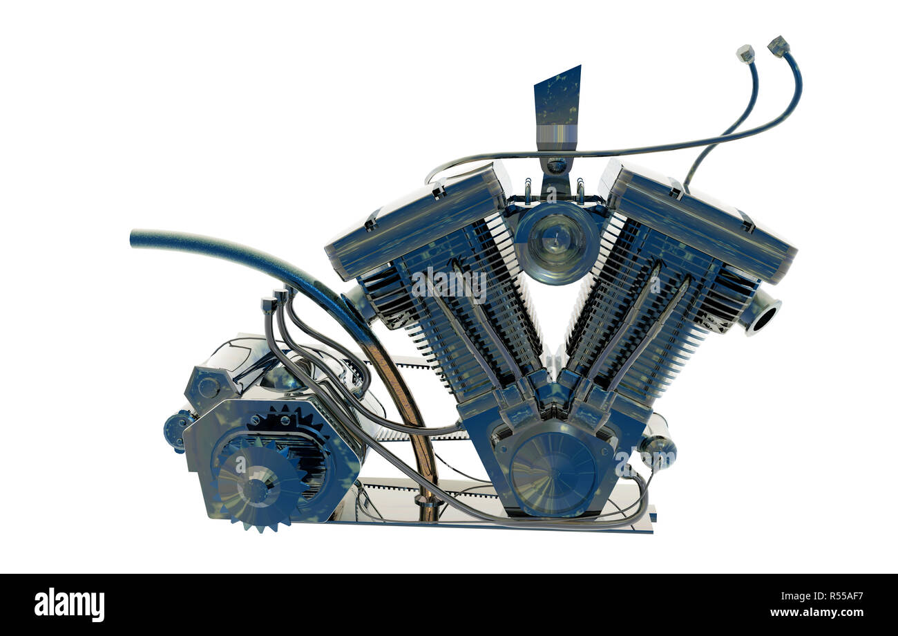 internal combustion engine isolated Stock Photo - Alamy