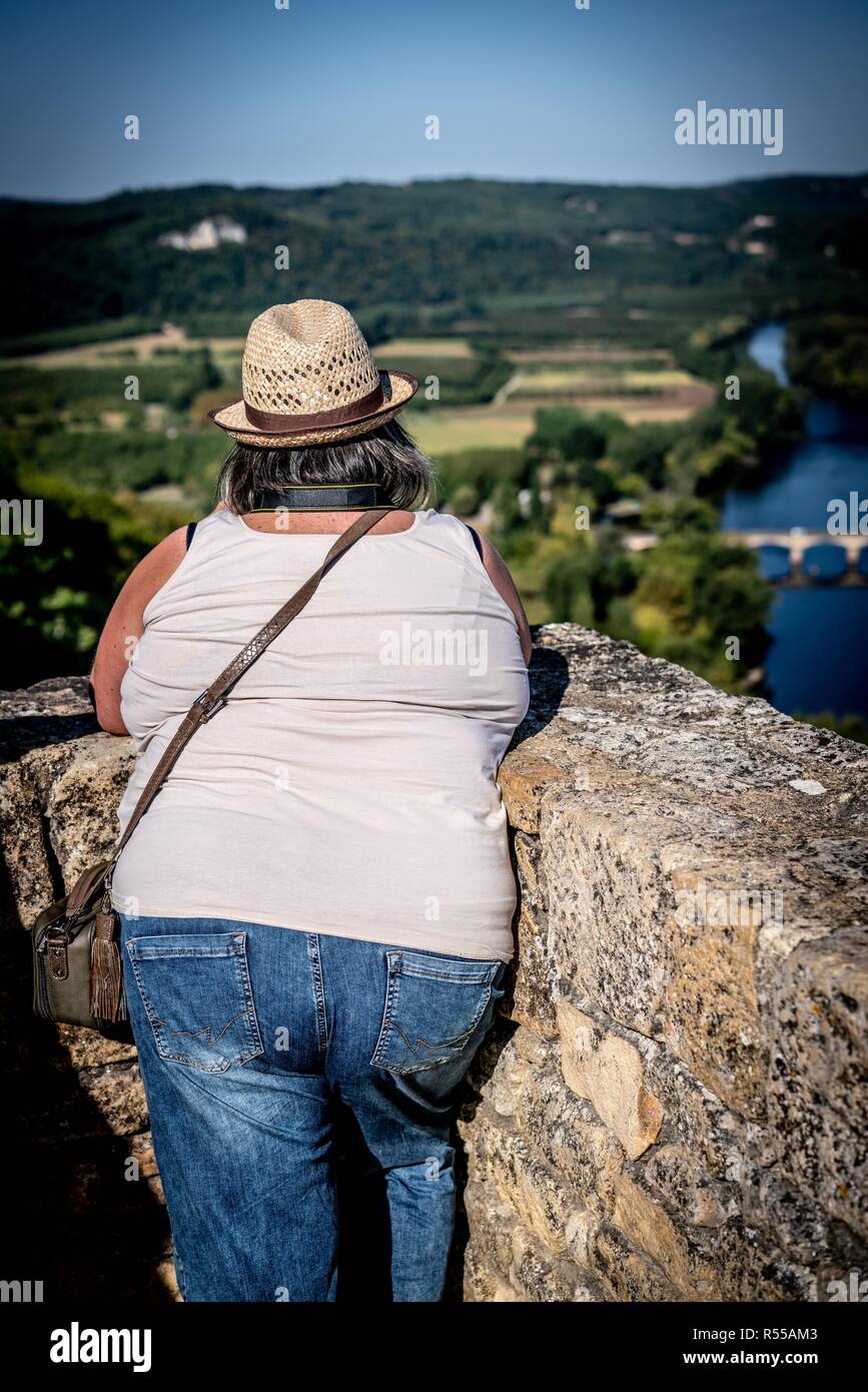 Obese woman holiday hi-res stock photography and images - Alamy