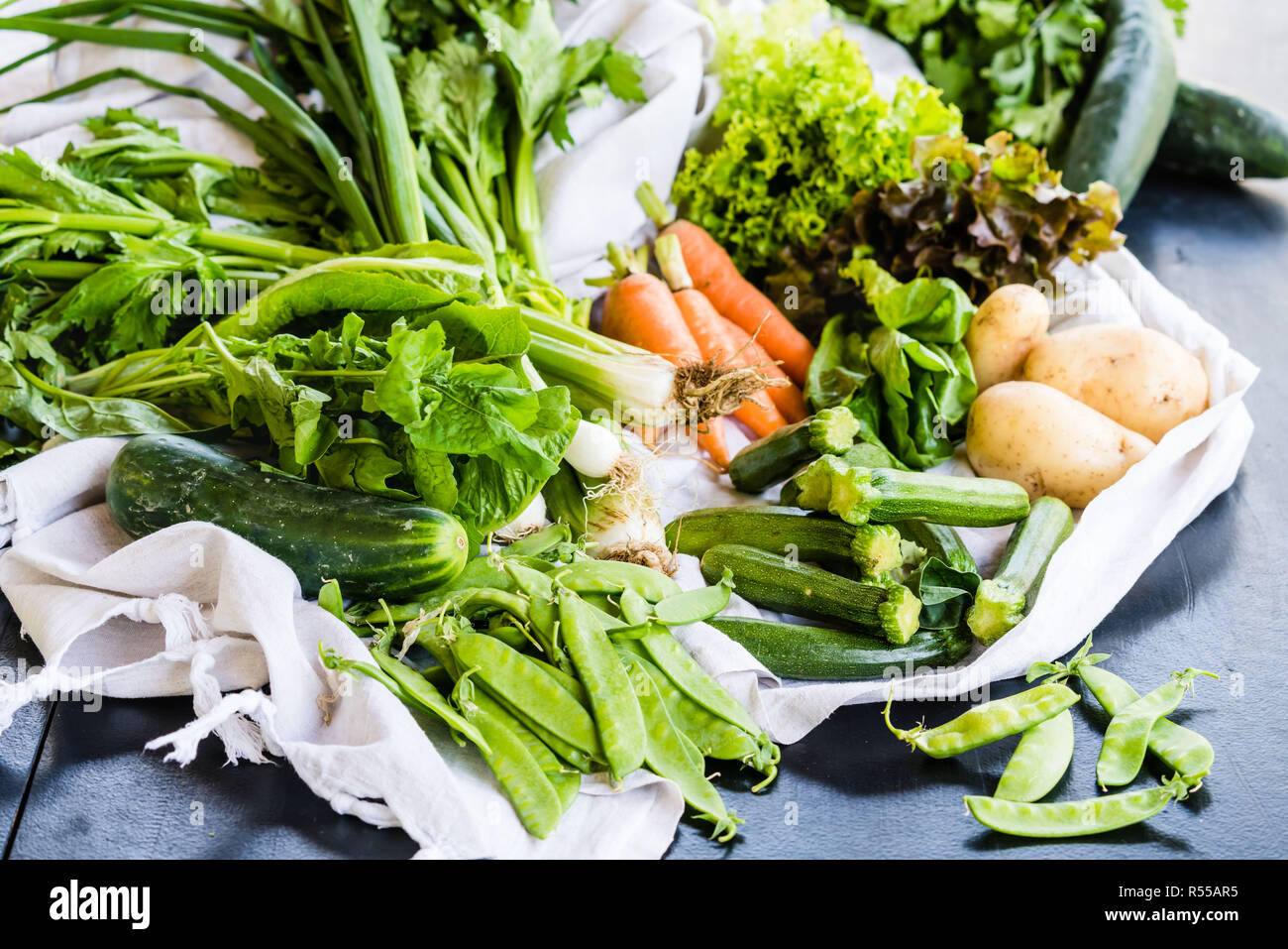 Assortment of vegetables Stock Photo - Alamy