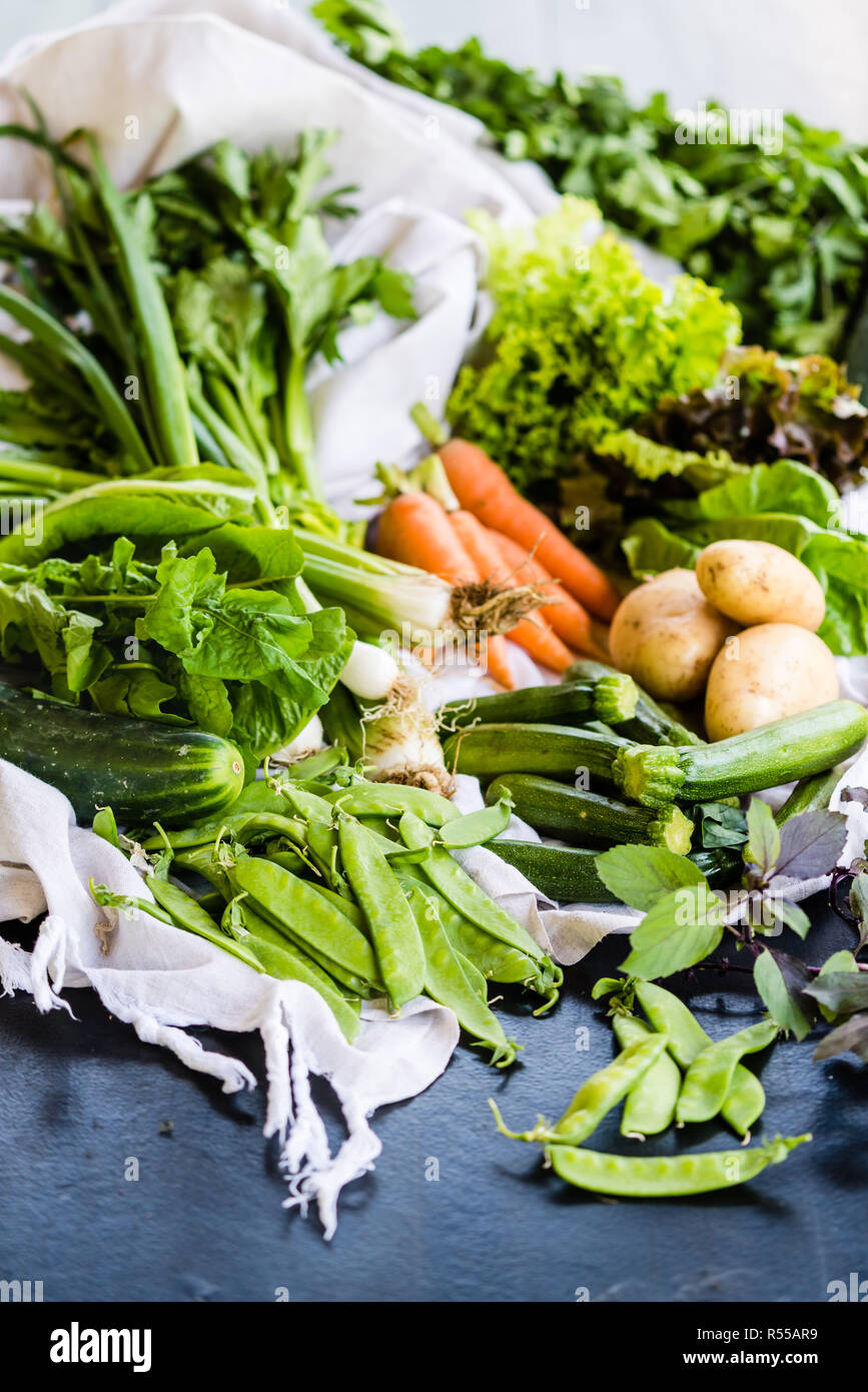 Assortment of vegetables Stock Photo - Alamy