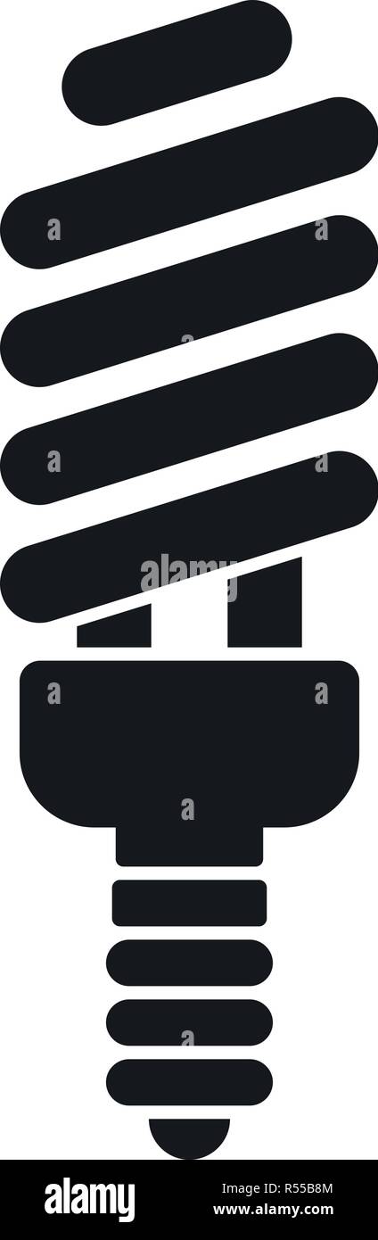 Energy save bulb icon. Simple illustration of energy save bulb vector ...