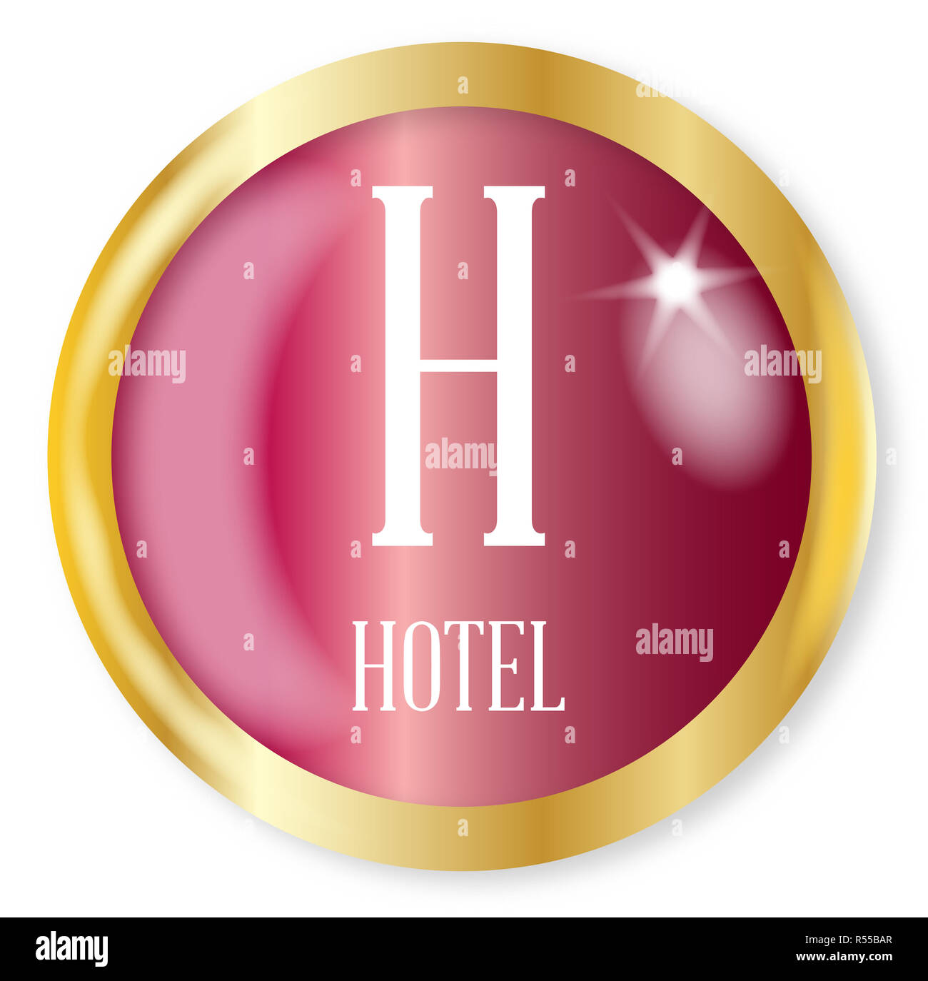 H For Hotel Stock Photo - Alamy