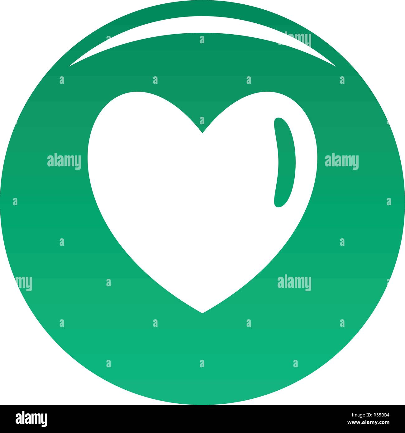 Warm human heart icon. Simple illustration of warm human heart vector ...