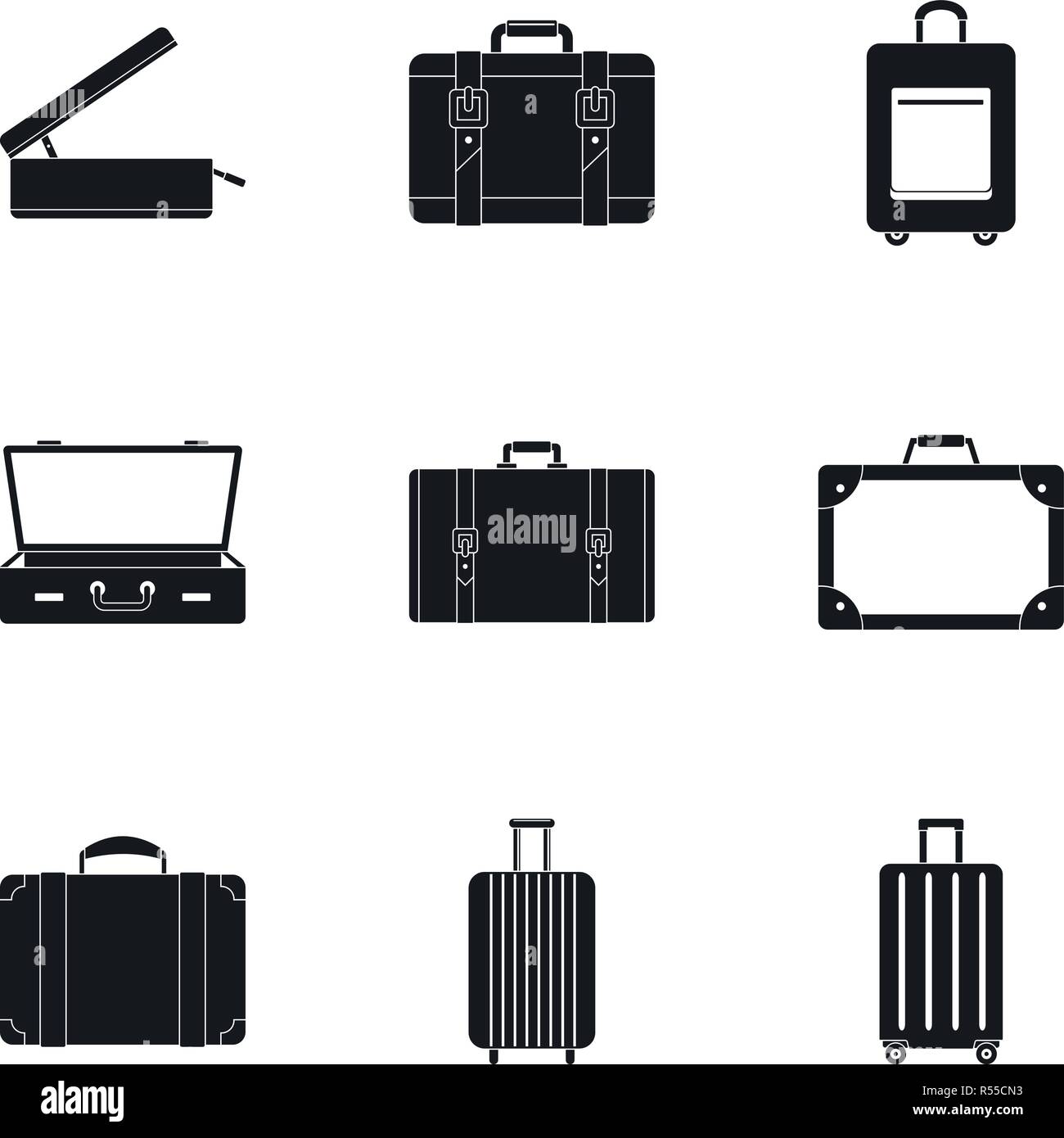 Luggage Silhouette Vector