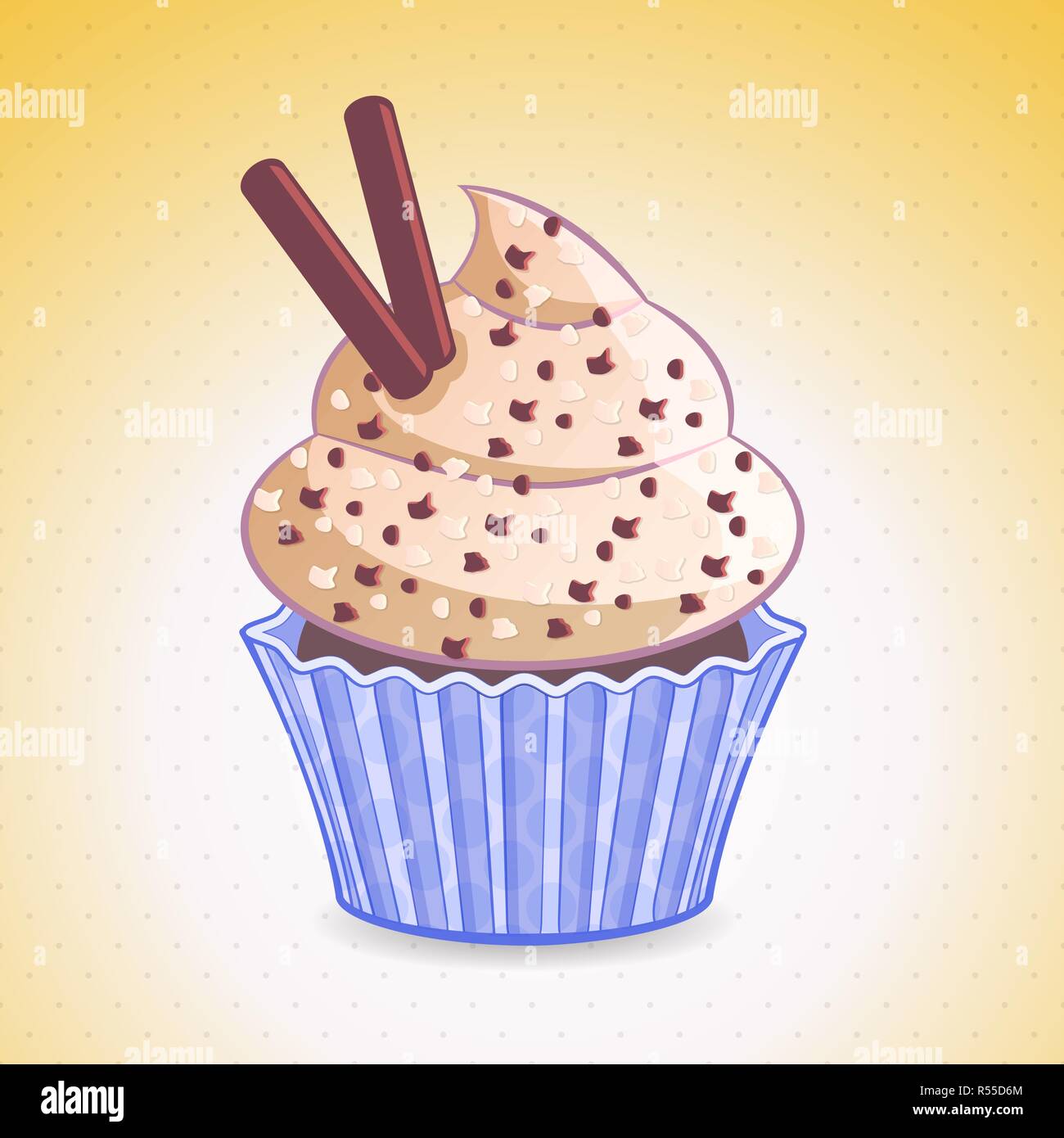 Beautiful birthday cake Stock Vector Images - Alamy