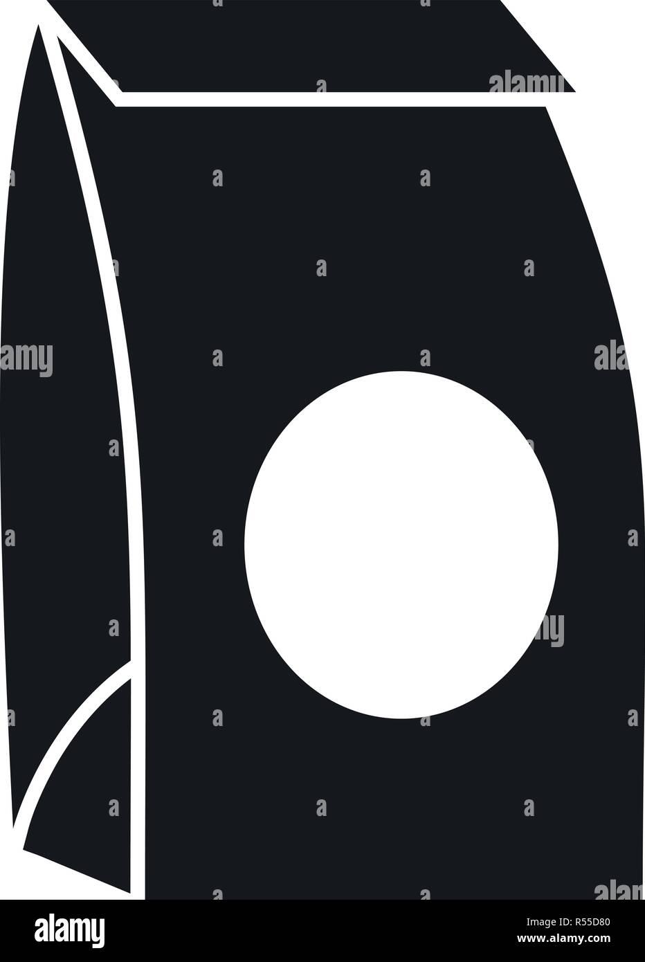 Paper packet icon. Simple illustration of paper packet vector icon for ...