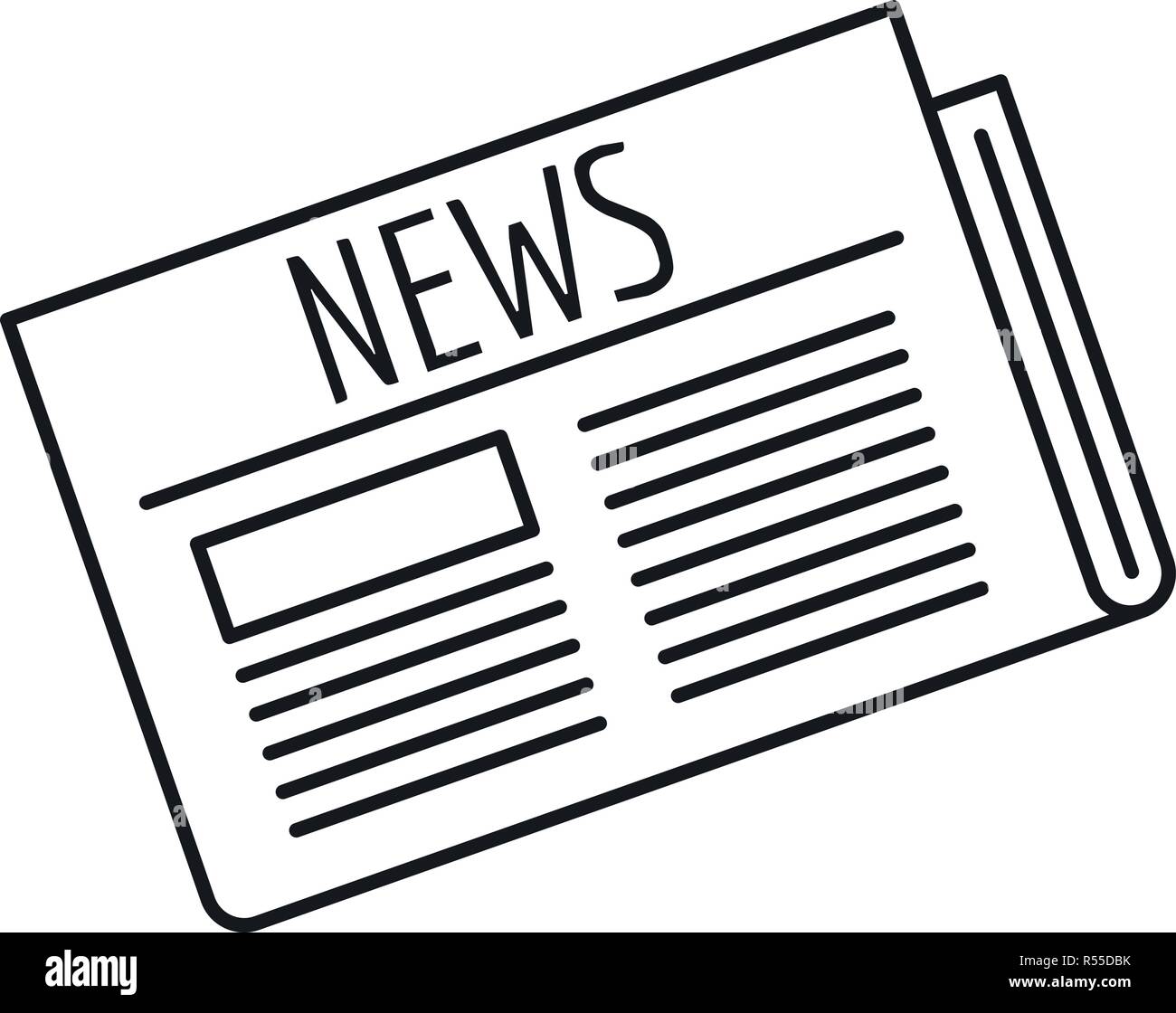 Newspaper Icon Vector