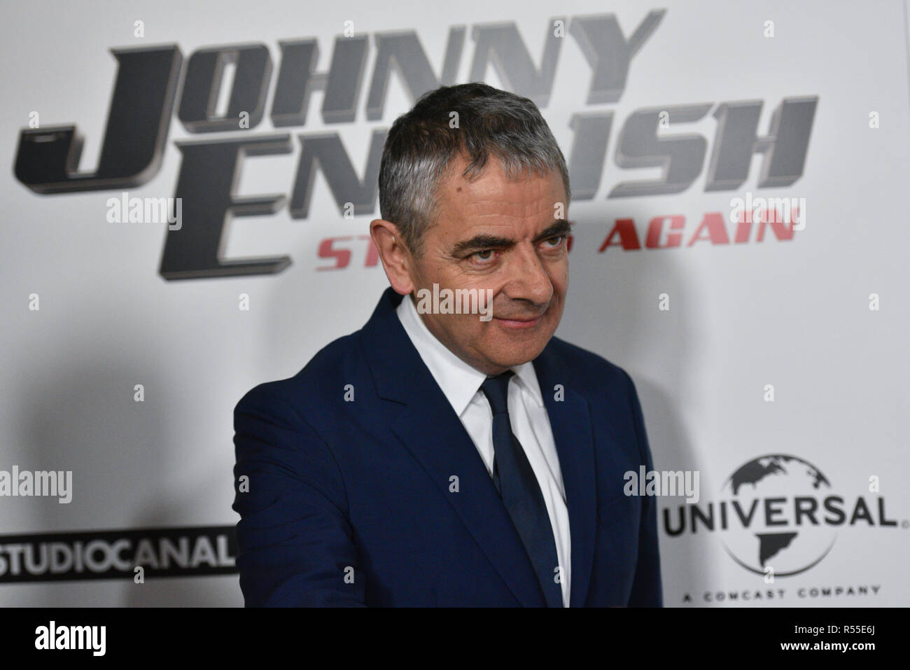 Rowan Atkinson arrives for the special screening of 'Johnny English ...