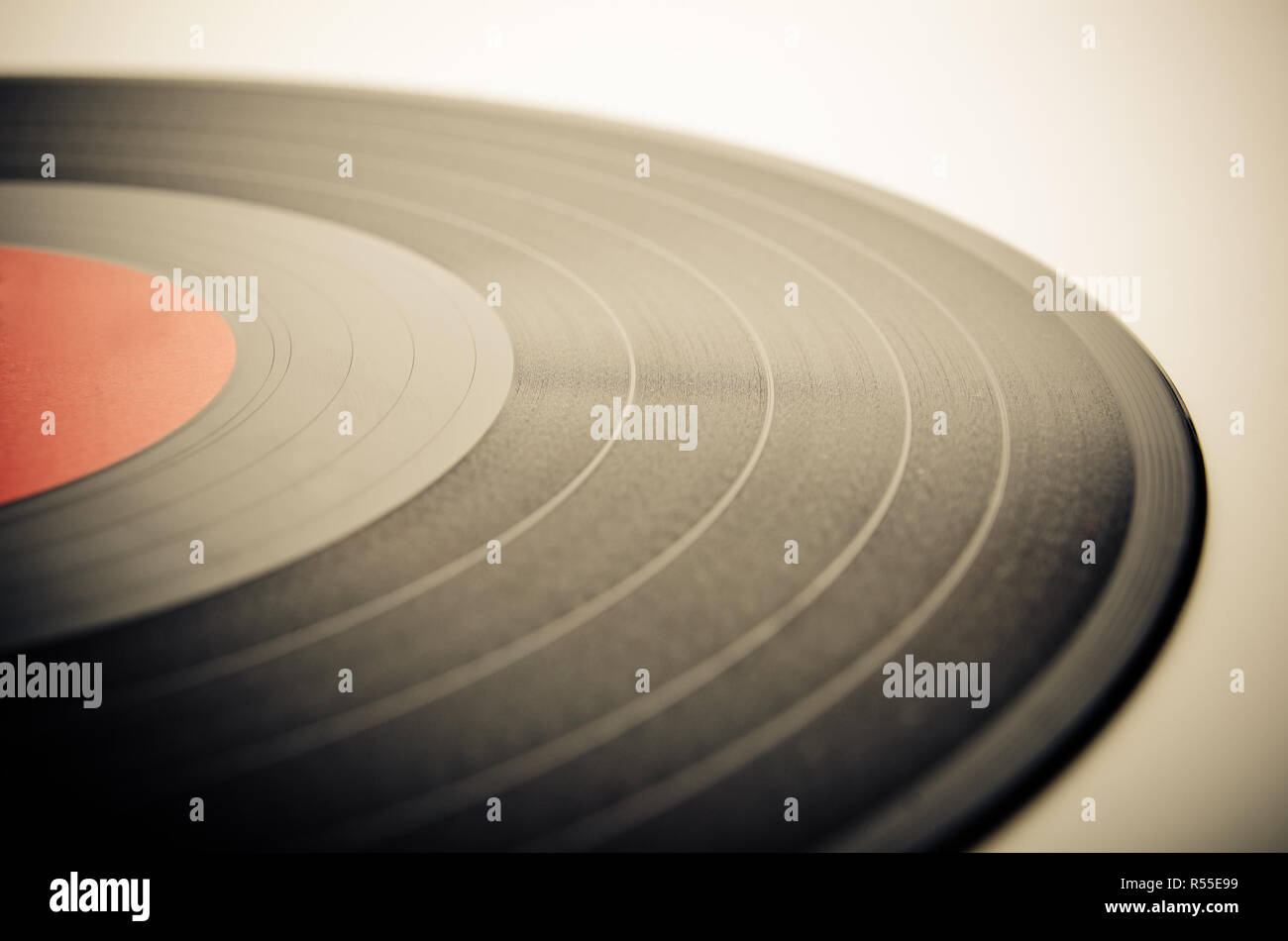 vintage concept of a vinyl plate Stock Photo - Alamy