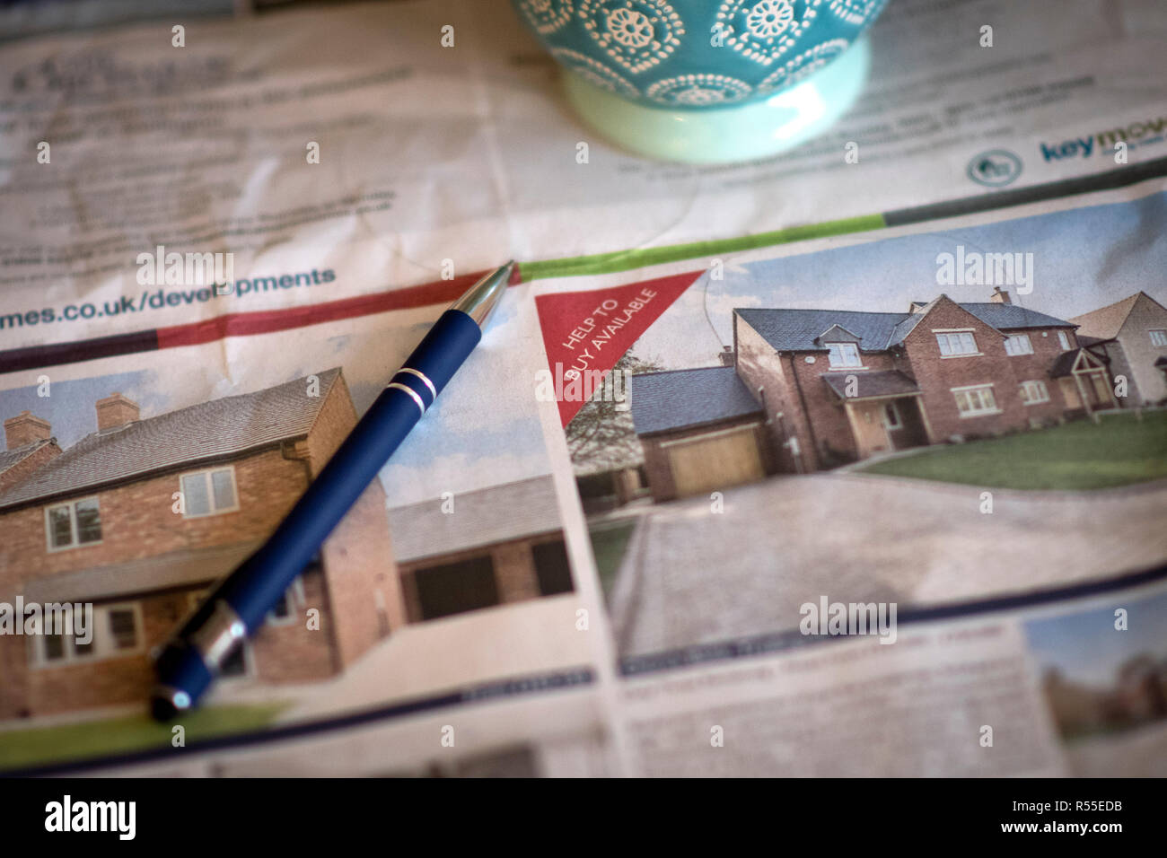 Property section newspaper hi-res stock photography and images - Alamy