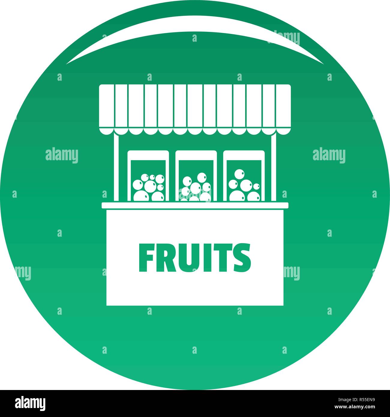 Fruits selling icon. Simple illustration of fruits selling vector icon ...