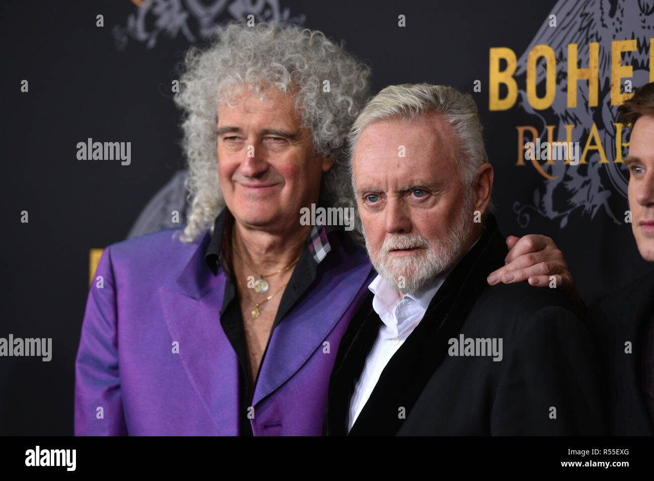 Brian May and Roger Taylor attend 'Bohemian Rhapsody' New York premiere ...
