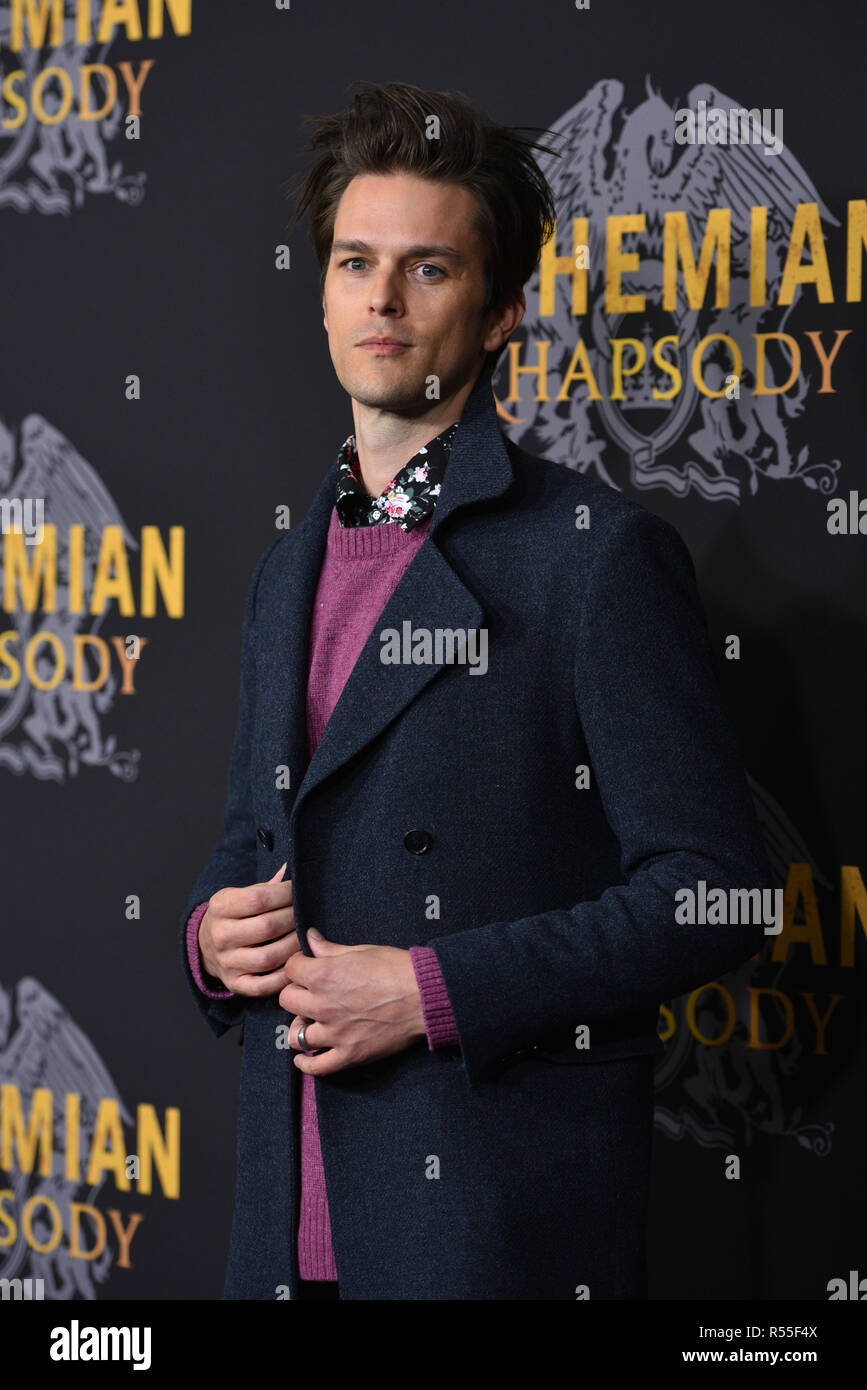 Dallon Weekes attends 'Bohemian Rhapsody' New York premiere at The ...