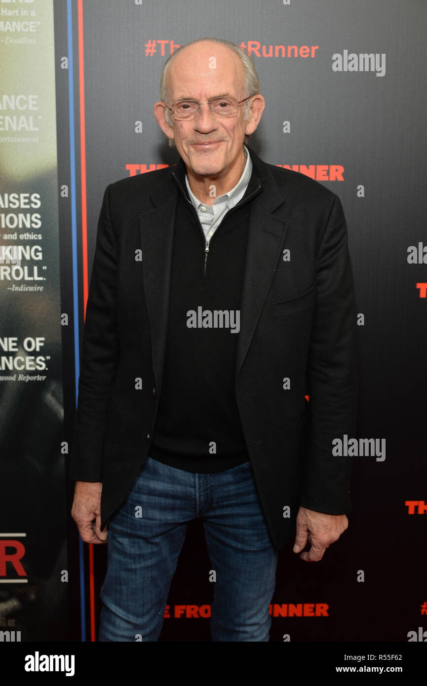 Christopher Lloyd attends the New York premiere of 'The Front Runner ...