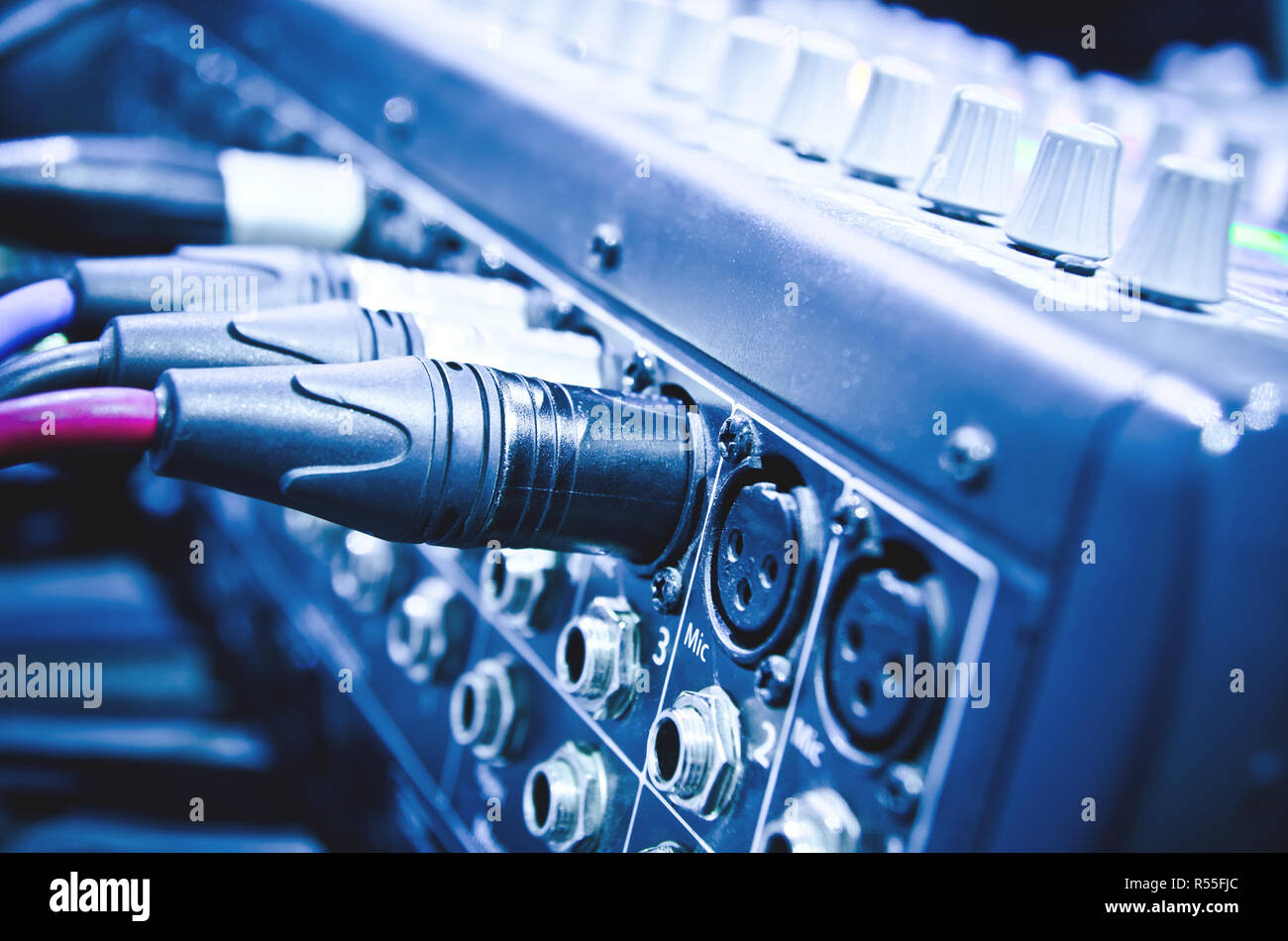 Professional audio connector hi-res stock photography and images - Alamy