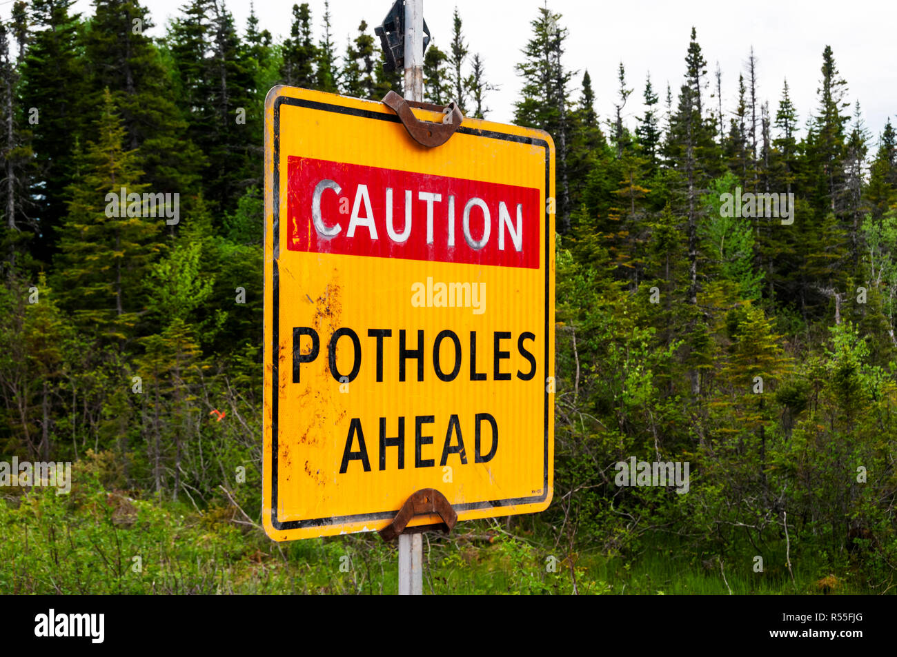 Caution potholes ahead hi-res stock photography and images - Alamy