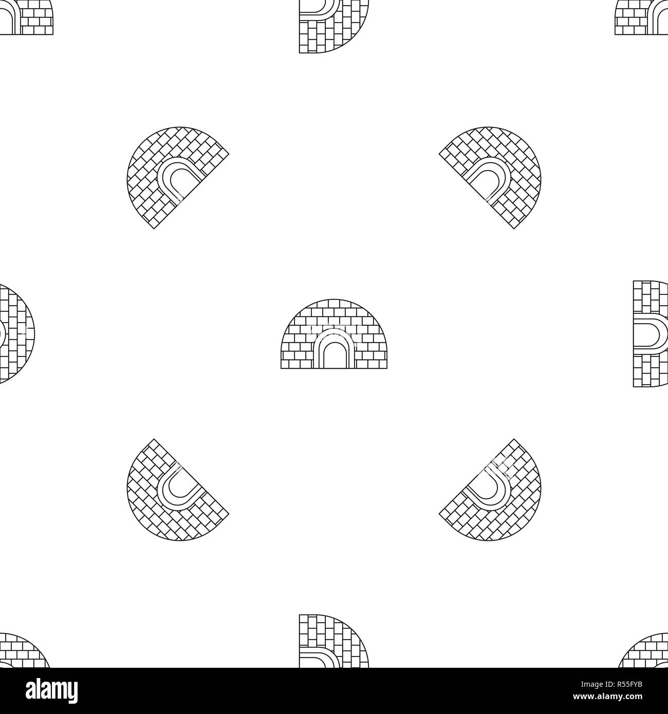 Igloo pattern seamless vector repeat geometric for any web design Stock Vector Image & Art - Alamy
