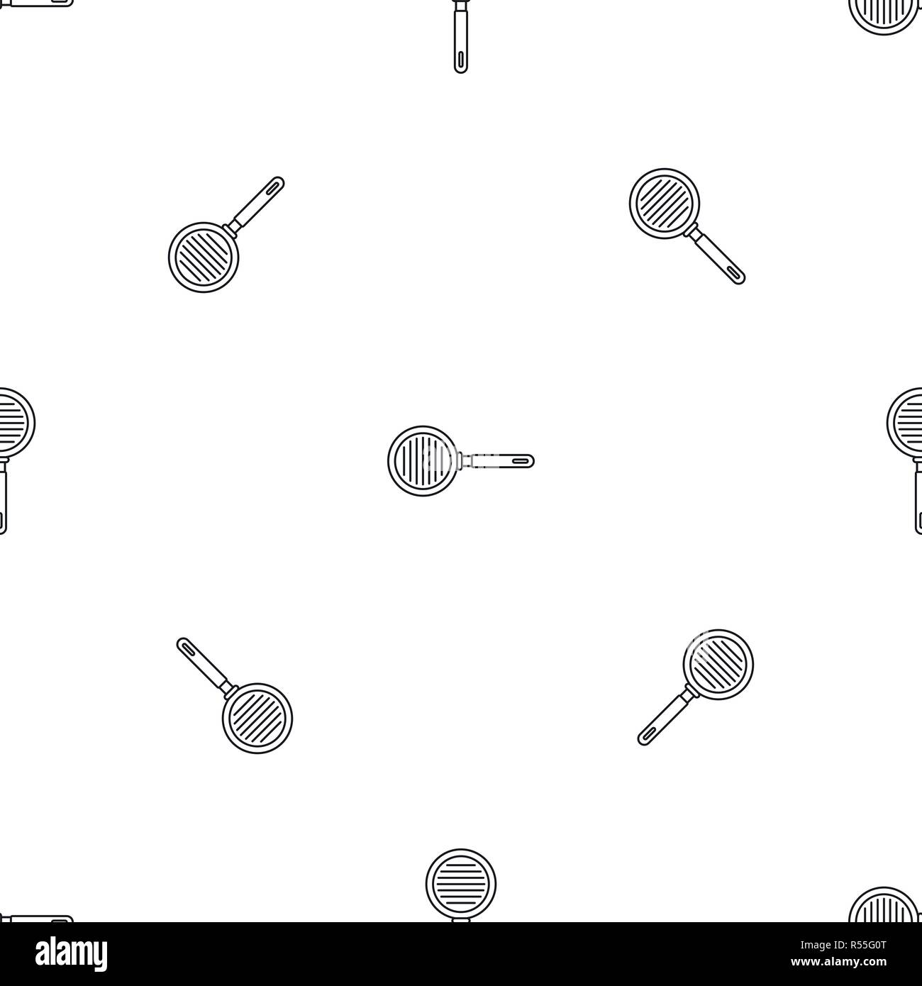 Grill pan pattern seamless vector repeat geometric for any web design ...