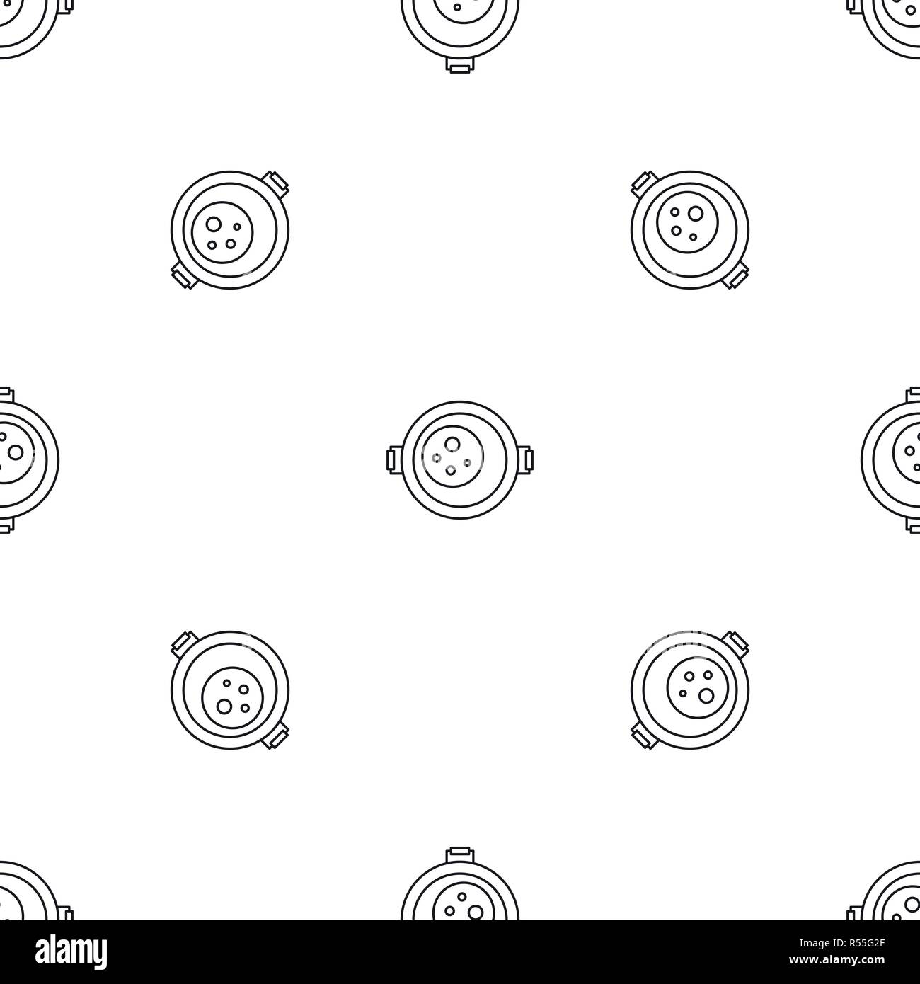 Food cooking pan pattern seamless vector repeat geometric for any web ...