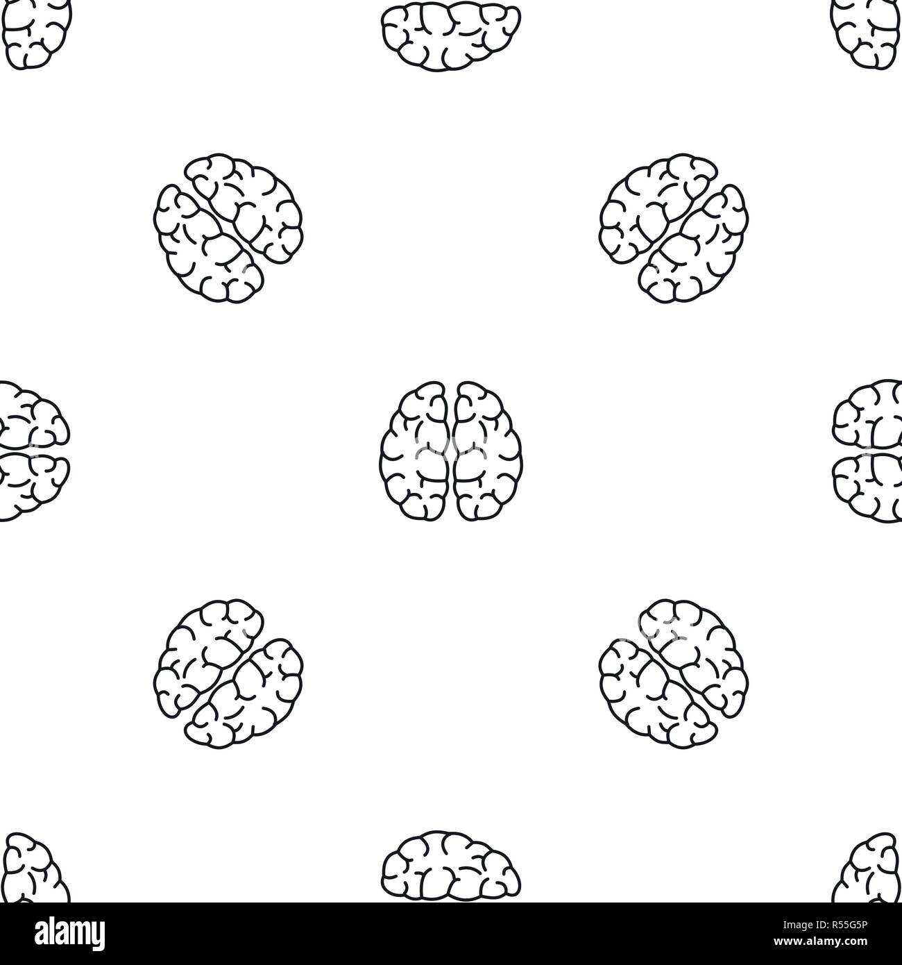 Brain neurons pattern seamless vector repeat geometric for any web ...