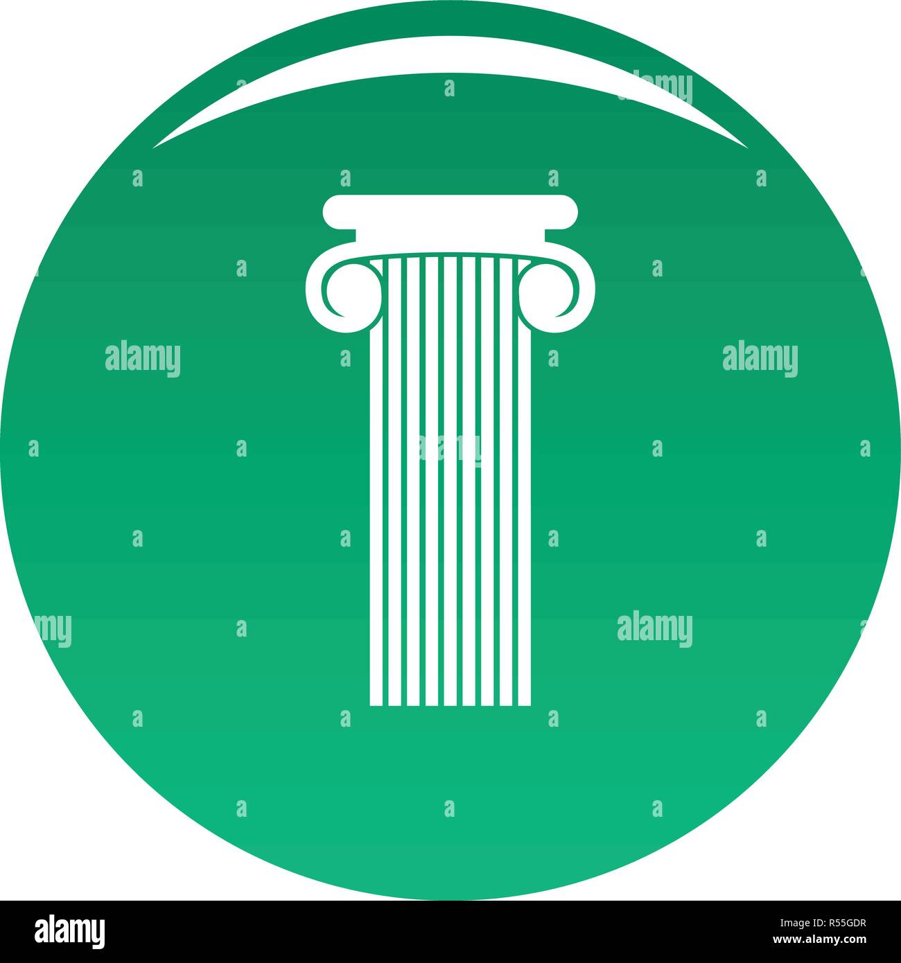 Roman column icon. Simple illustration of roman column vector icon for ...