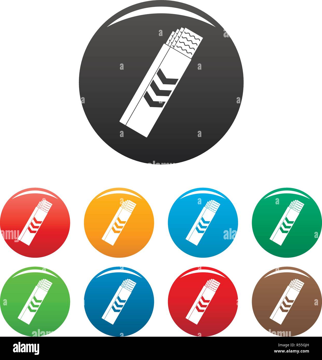 Gum sticks icon. Simple illustration of gum sticks vector icon for web ...