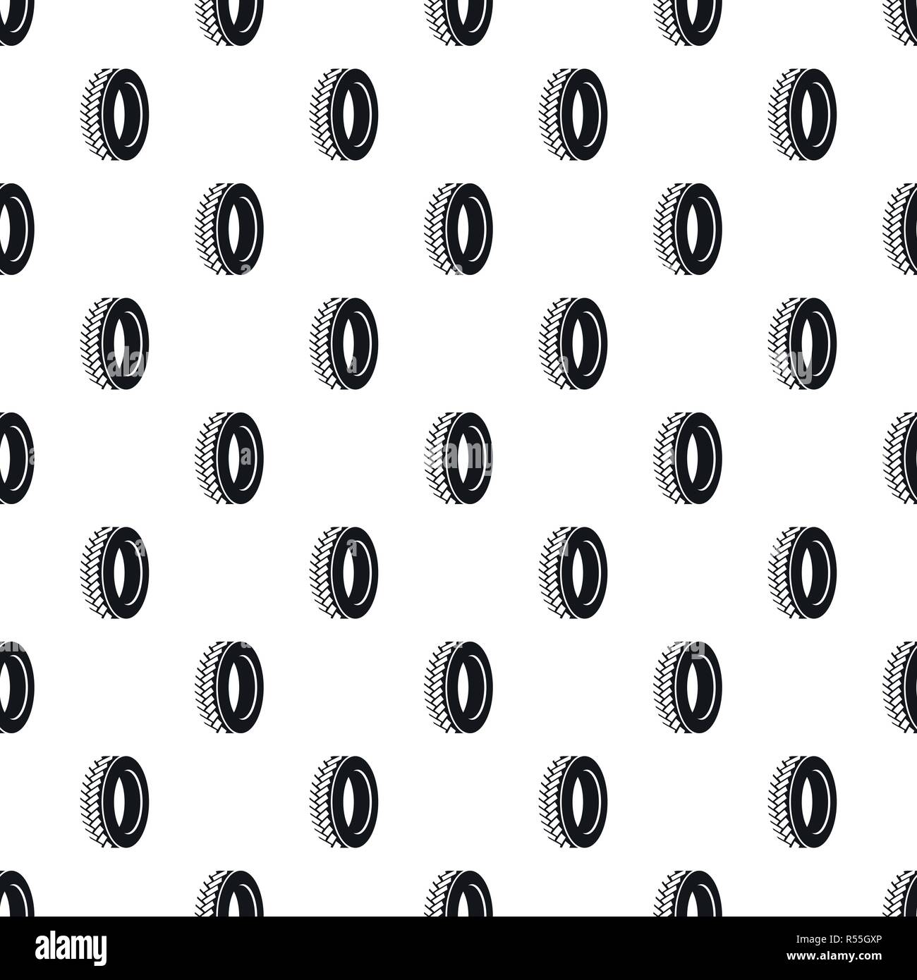 One tyre pattern seamless vector repeat geometric for any web design ...