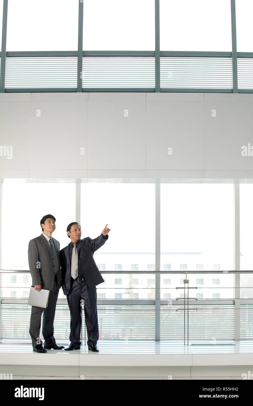 Businessmen Planning New Office Stock Photo - Alamy