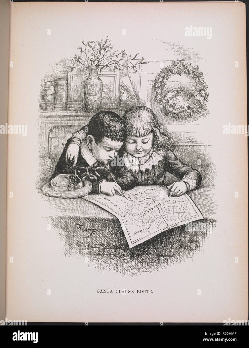 Thomas nast santa hi-res stock photography and images - Alamy
