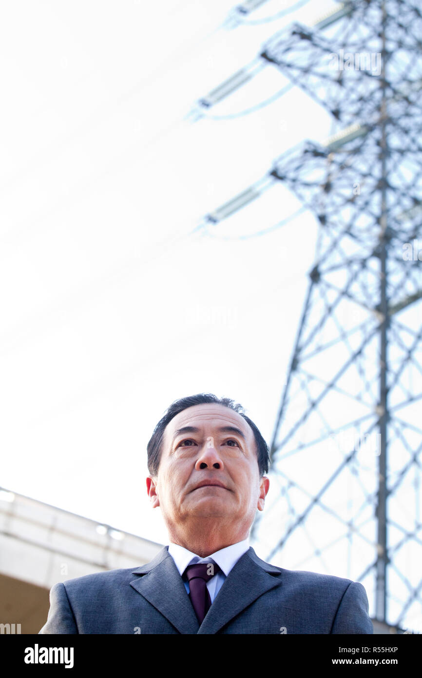 China power station worker hi-res stock photography and images - Alamy