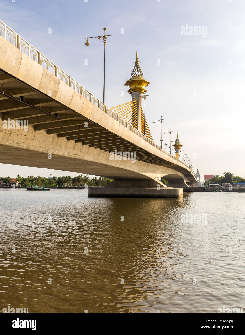 Bridge in Nonthaburi Thailand Stock Photo - Alamy
