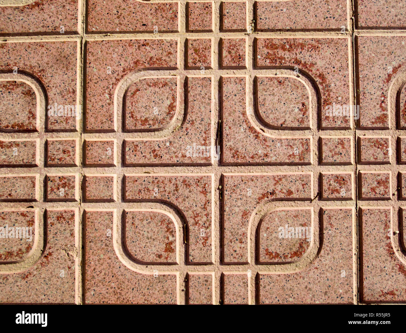 Patterned floor tile Stock Photo - Alamy