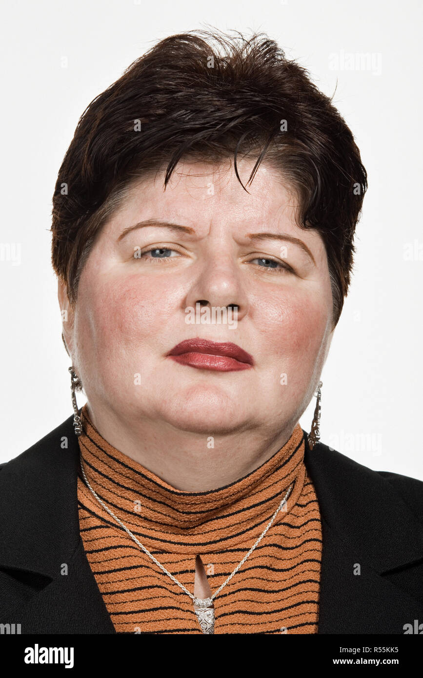 Overweight plump mature woman hi-res stock photography and images - Alamy