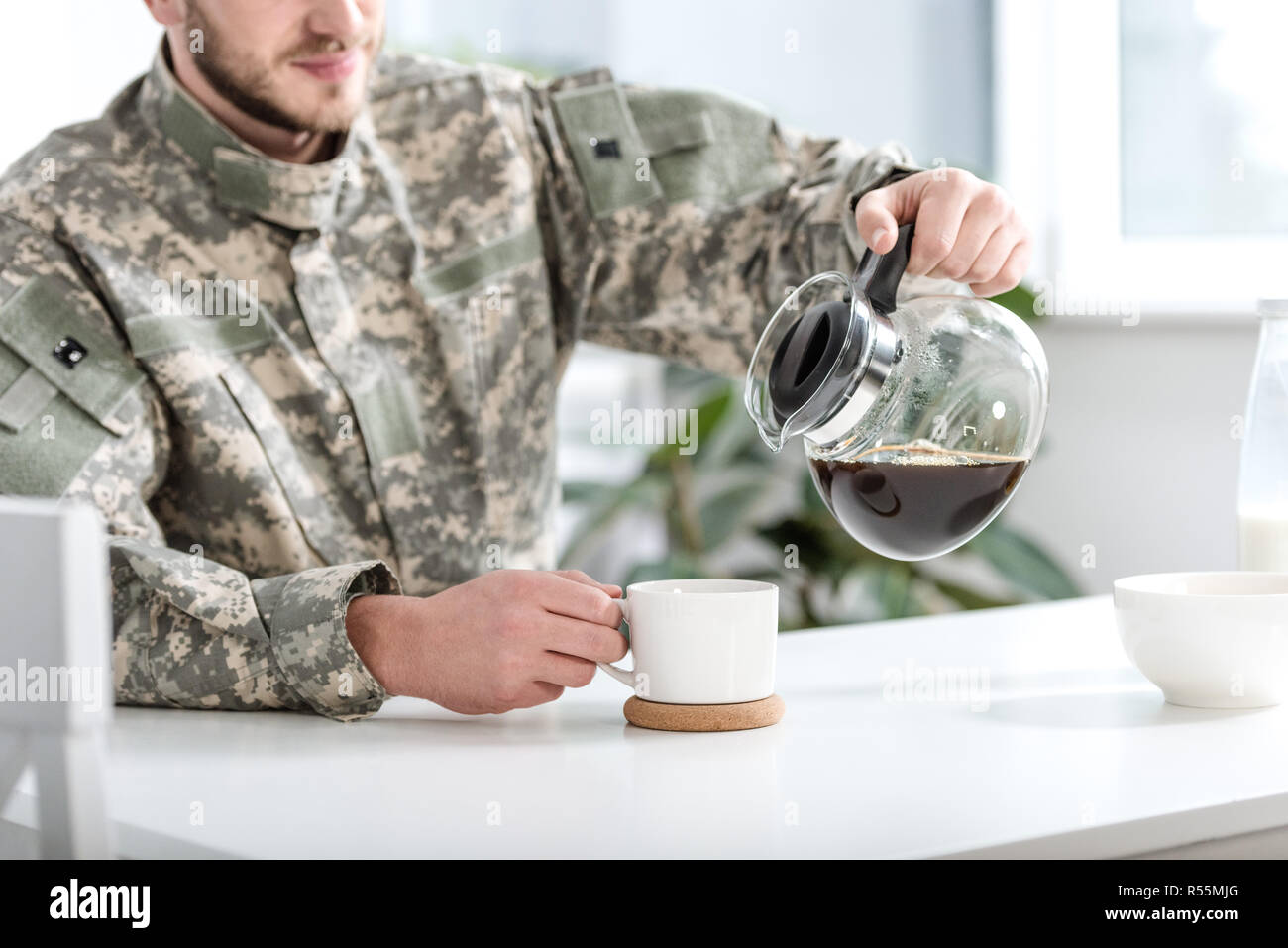 Soldier Drinking Bottle High Resolution Stock Photography and Images ...