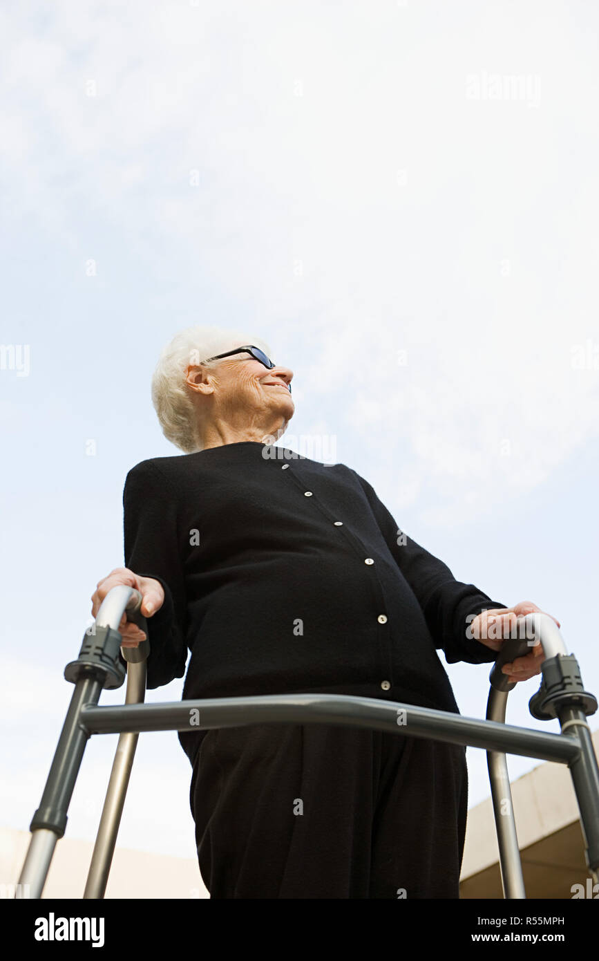 Old peoples walking frame hi-res stock photography and images - Alamy