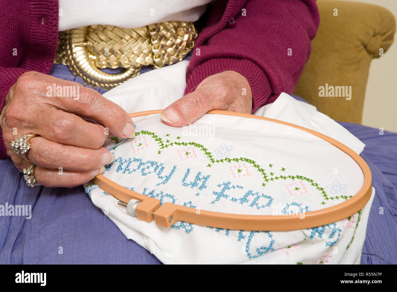 Older peoples hobby hi-res stock photography and images - Alamy