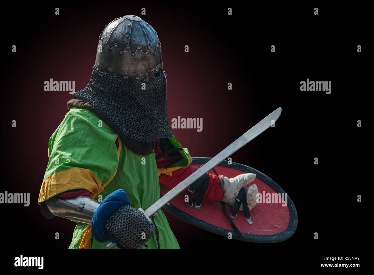 Knight in armour Stock Photo - Alamy