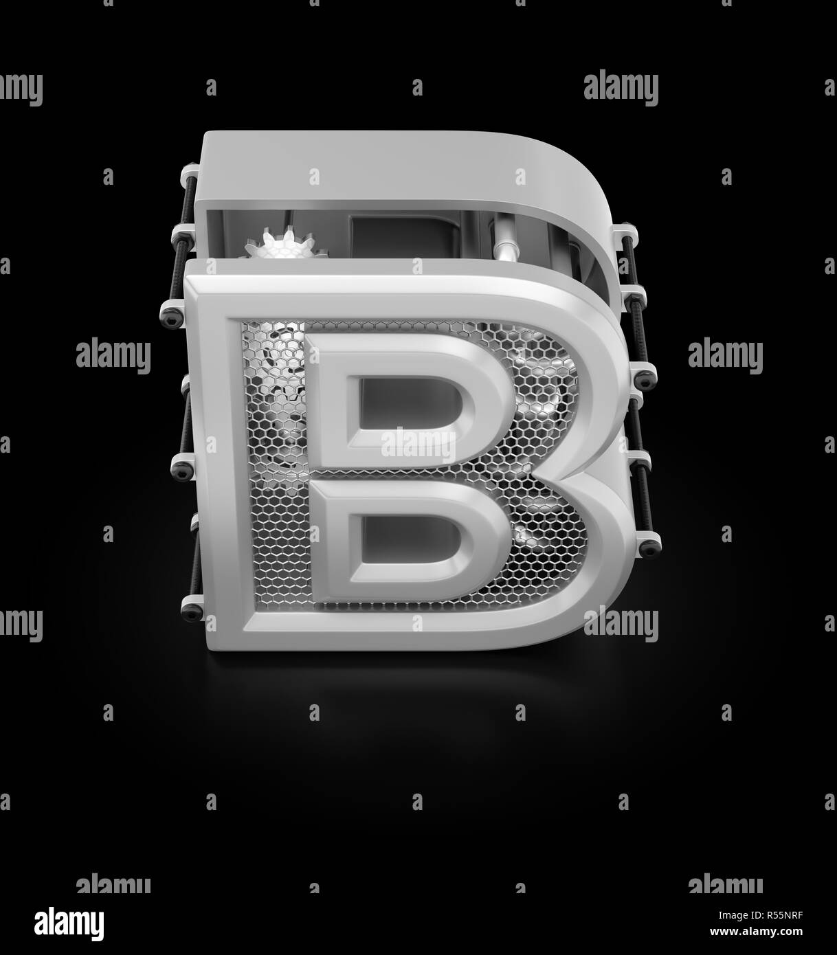 Capital B of Alphabet Stock Photo - Alamy