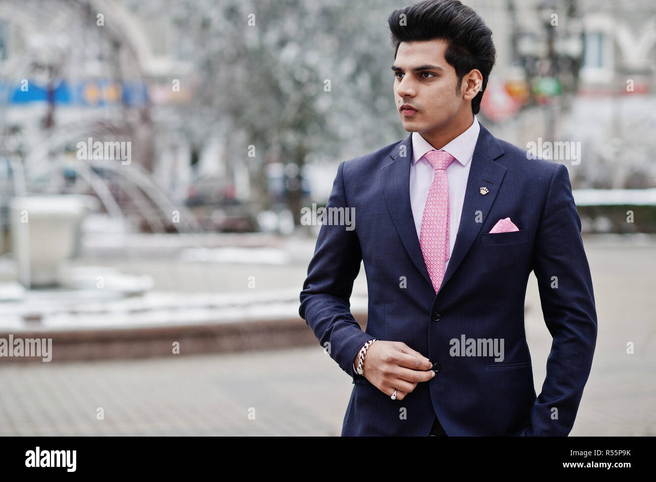 Elegant indian macho man hi-res stock photography and images - Alamy