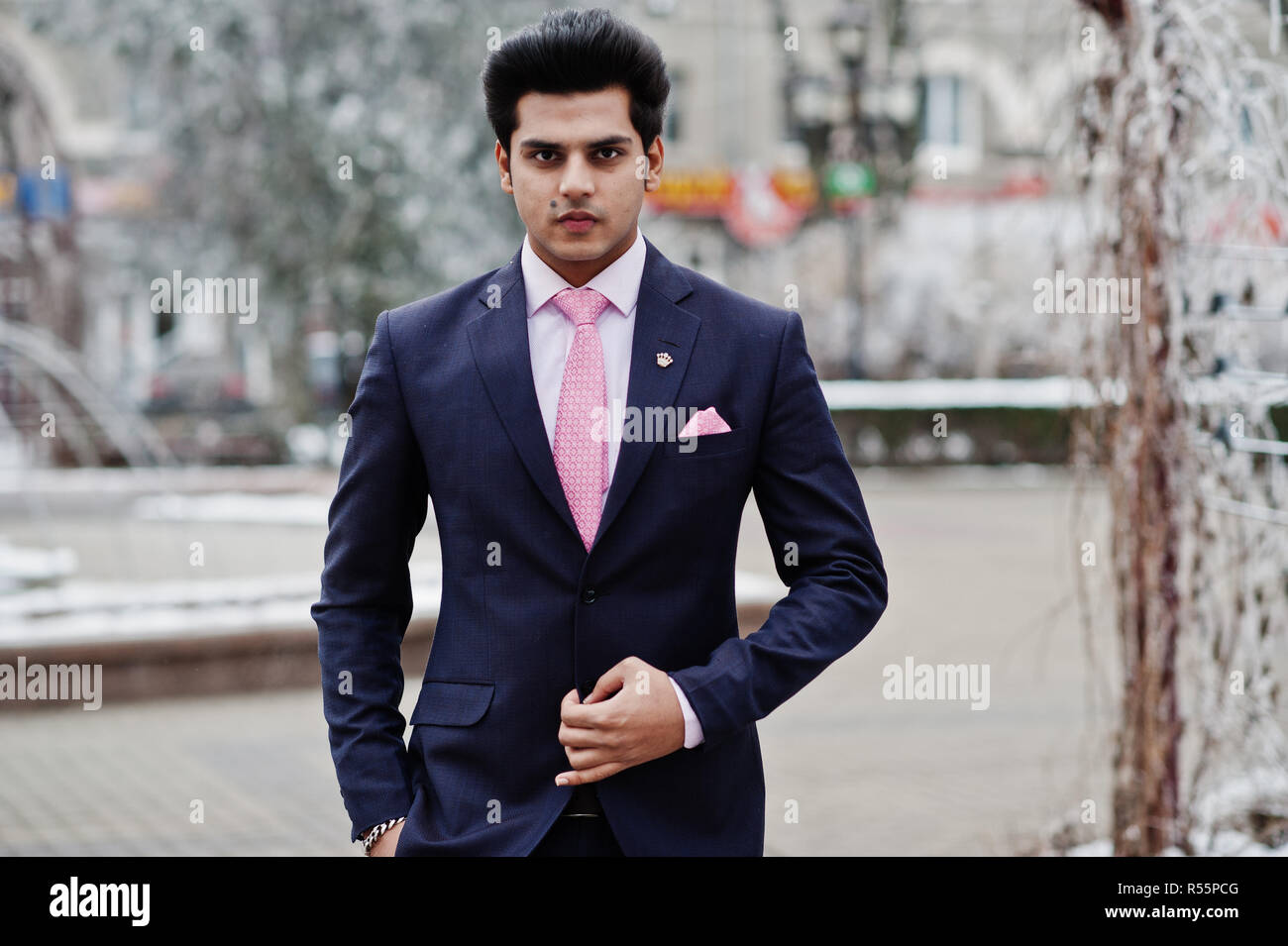 Elegant indian macho man hi-res stock photography and images - Alamy