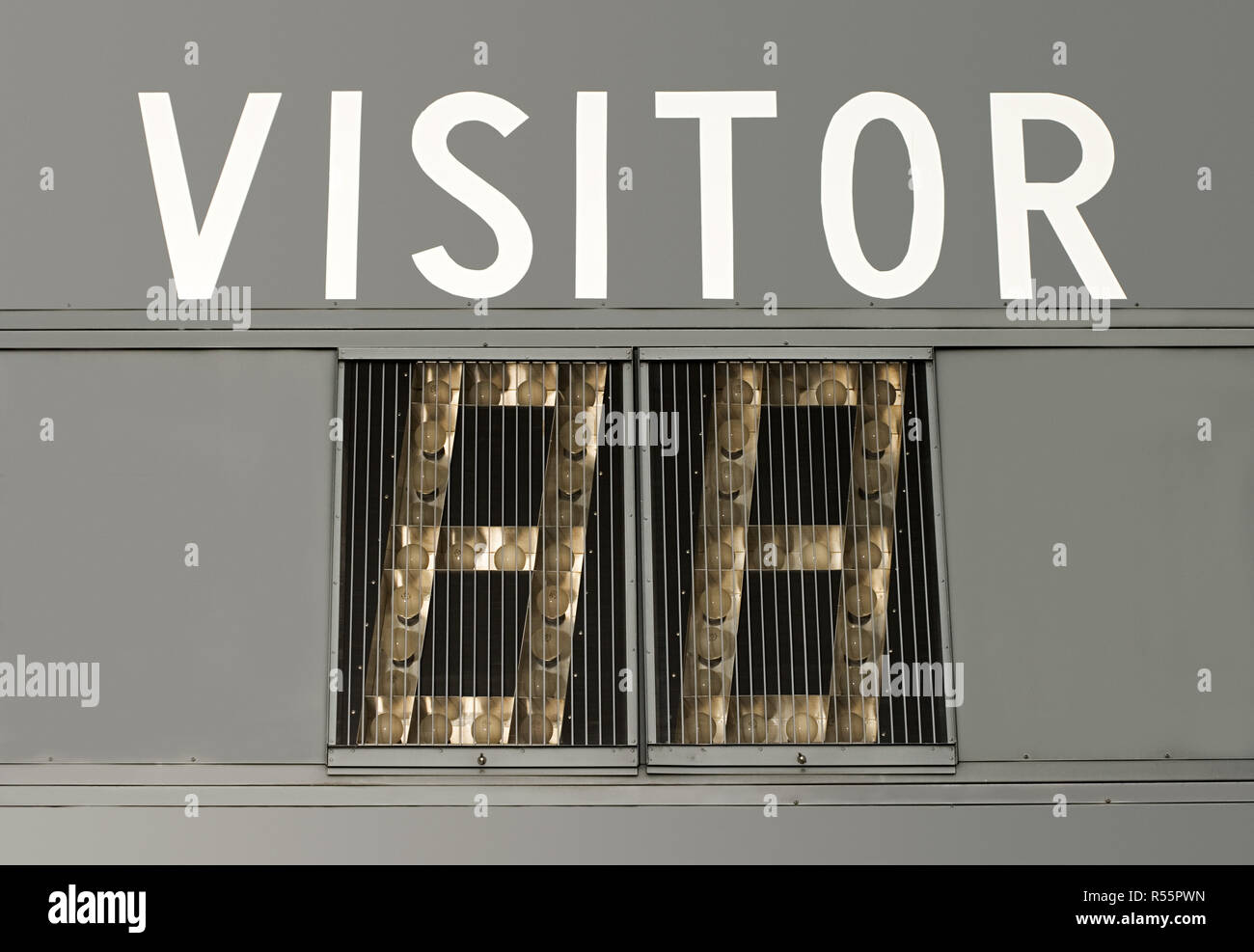 Soccer match scoreboard display goal hi-res stock photography and ...