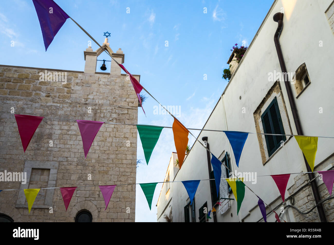 Detail of Scolanova Synagogue, a medieval Synagogue in the historic ...