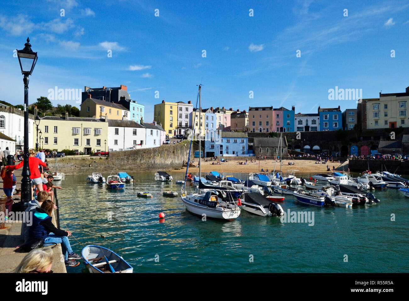 Tenby Harbour, Wales, UK Stock Photo - Alamy