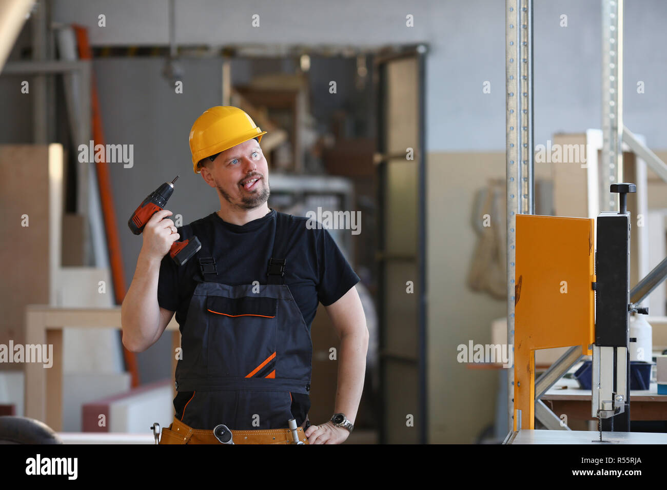 Electrical hand drill hi-res stock photography and images - Alamy