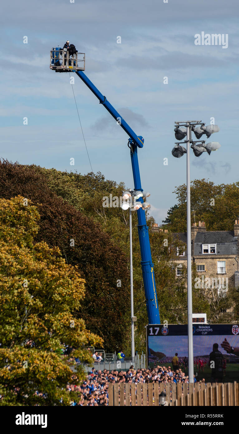 Cherry picker camera hi-res stock photography and images - Alamy