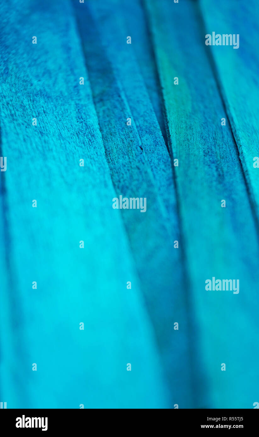 Blue abstract wooden macro Stock Photo - Alamy