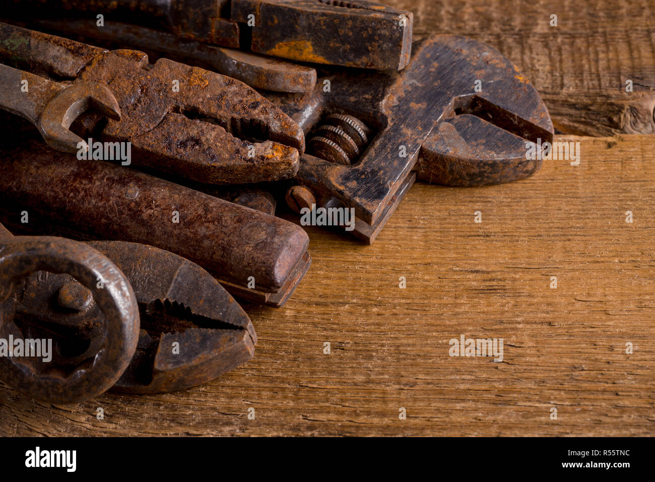 Old rusty tools Stock Photo - Alamy