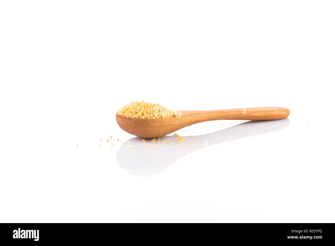 Dry millet isolated on white Stock Photo - Alamy